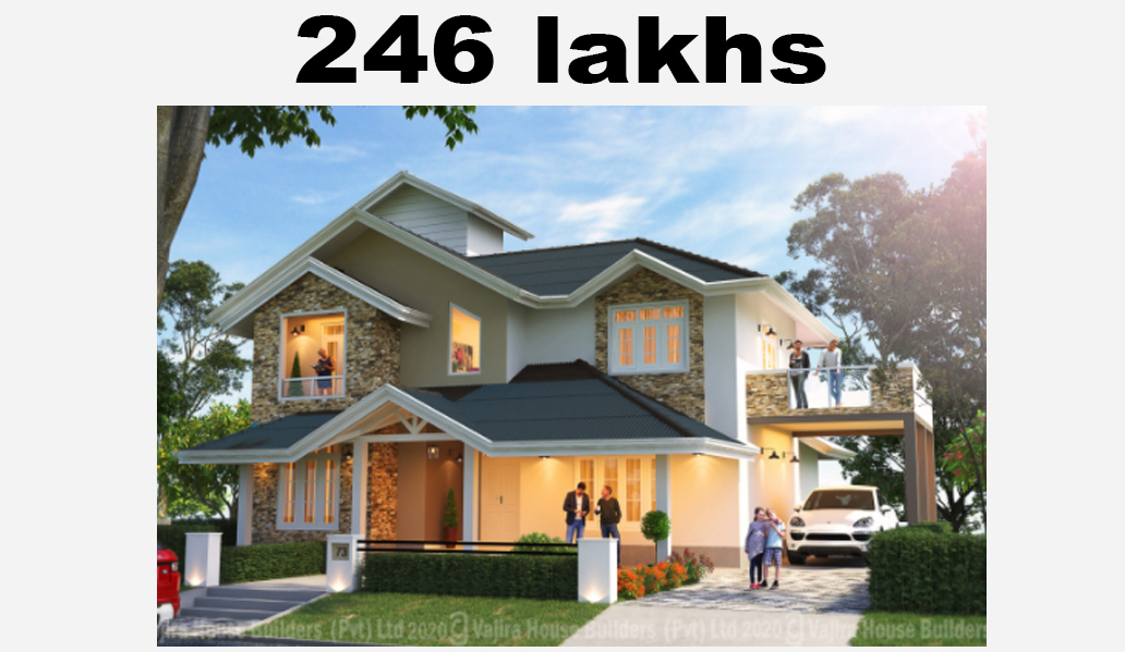 Budget House_246 Front – Vajira House Builders