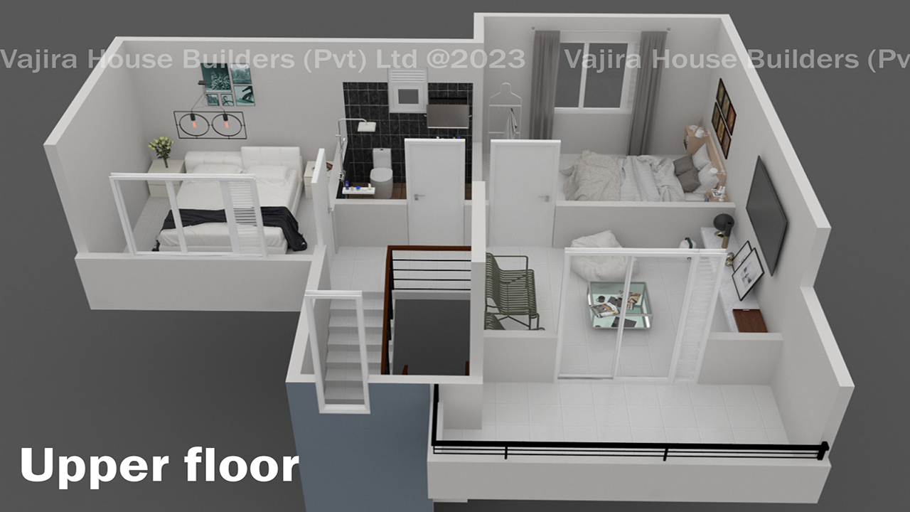 Upper floor – Vajira House Builders